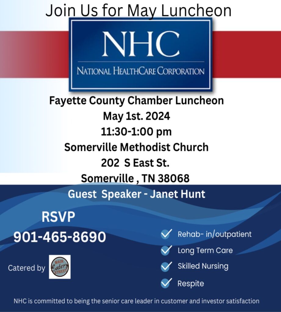 Monthly Luncheon – Fayette County Chamber